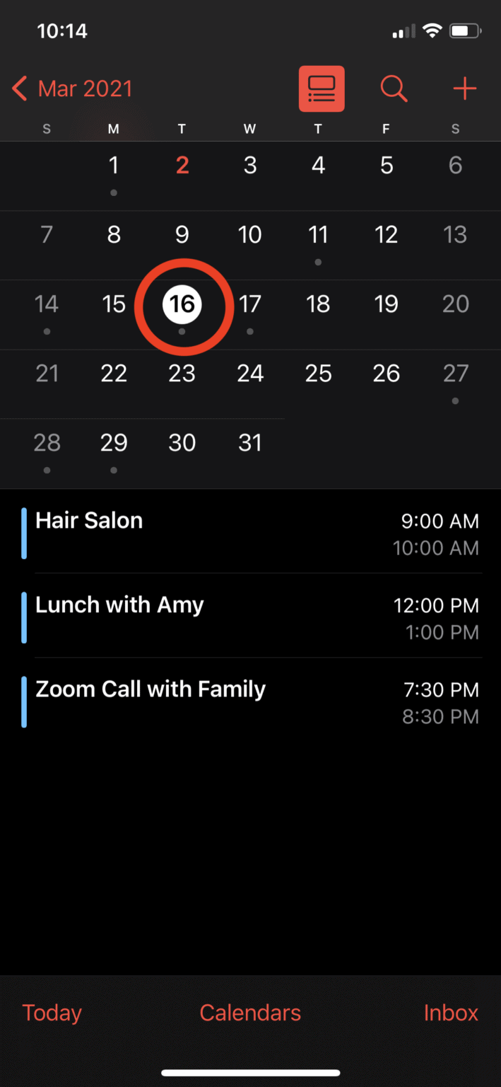 How to Use the iPhone Calender App | SeniorLiving.org