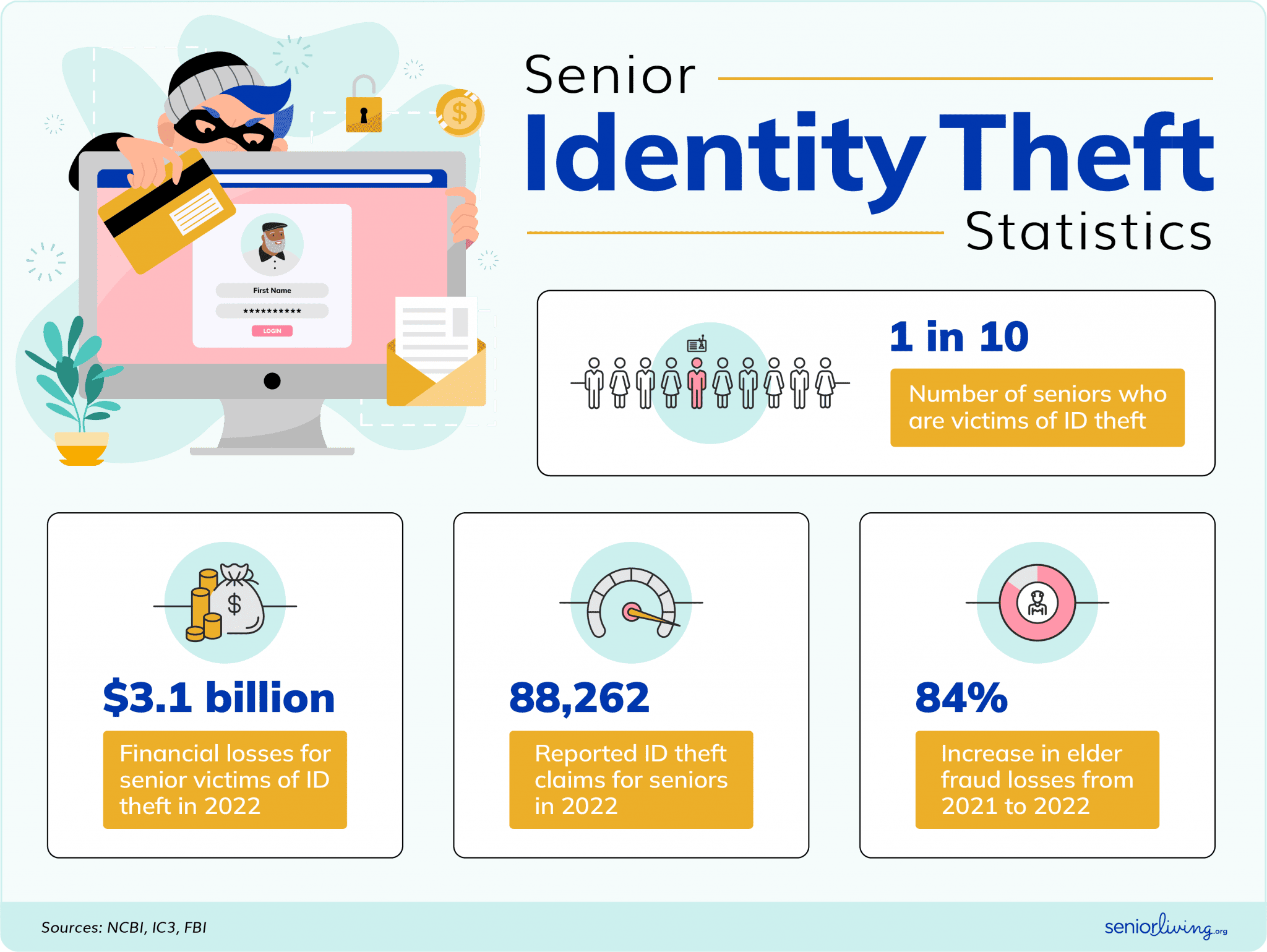 2025 Statistics on Senior Identity Theft